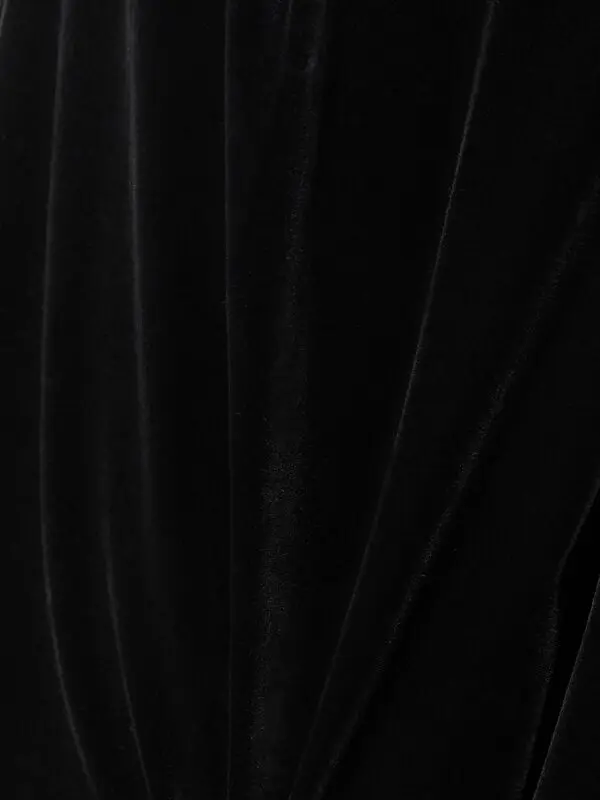 Max Mara Stretch-cotton Velvet Wide-leg Pants