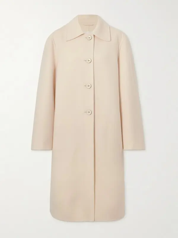 JIL SANDER Wool-felt Overcoat
