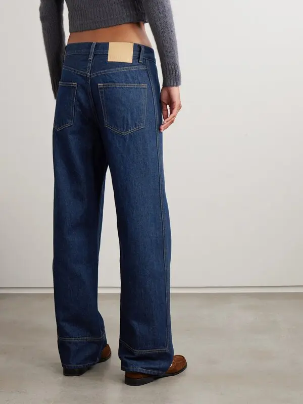B Sides Charlot Mid-rise Wide-leg Jeans - Blue
