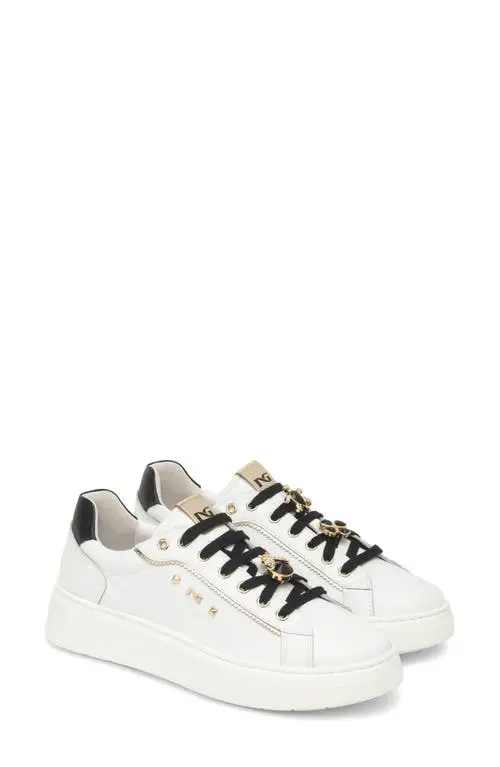 NEROGIARDINI Studded Platform Sneakers - White
