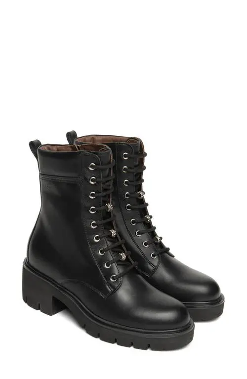 NEROGIARDINI Charm Combat Boot - Black