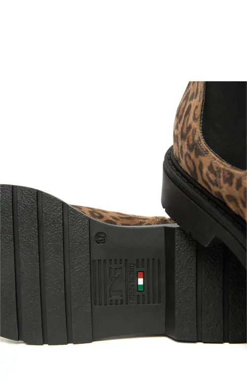 NEROGIARDINI Print Chelsea Boot - Leopard