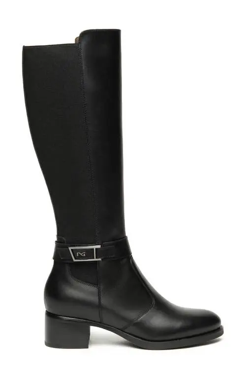NEROGIARDINI Block Heel Tall Boots - Black