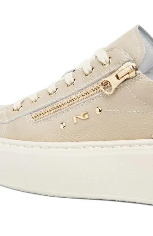 NEROGIARDINI Platform Sneakers - Champagne