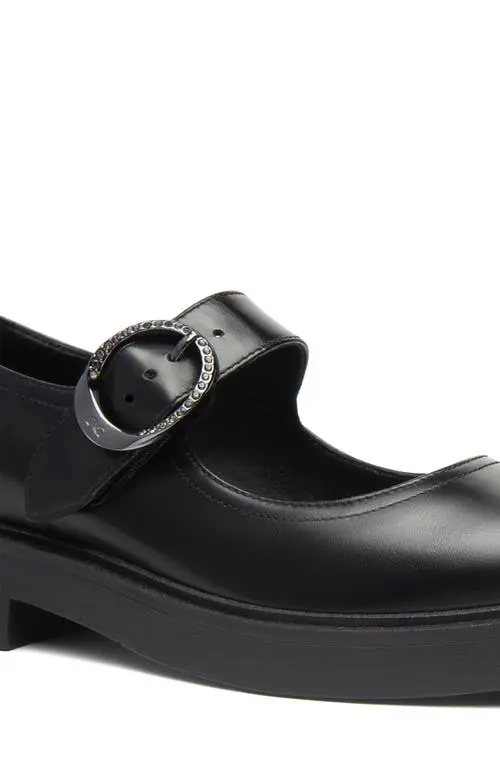 NEROGIARDINI Leather Mary Jane Flat