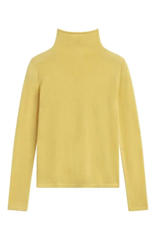 Almina Concept Wool And Cashmere Turtleneck - Yellow