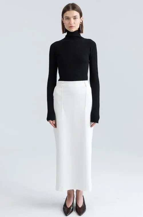 Almina Concept Slim Ribbed Turtleneck