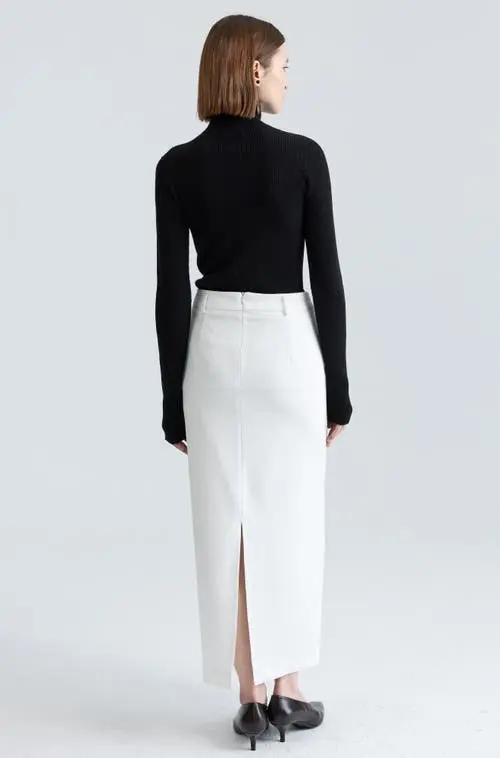 Almina Concept Slim Ribbed Turtleneck