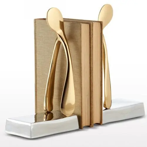 LUNARES Wishbone Bookend Pair