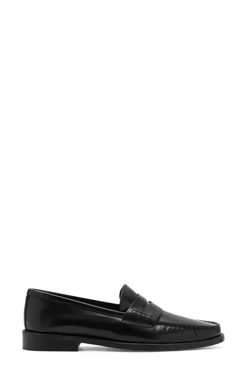 Mango Luisa Penny Loafer - Black