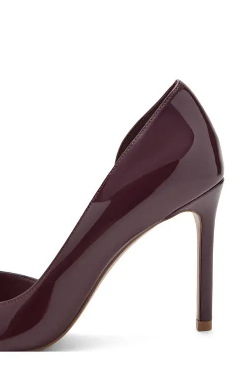 Mango Audrey D'orsay Pump - Burgundy