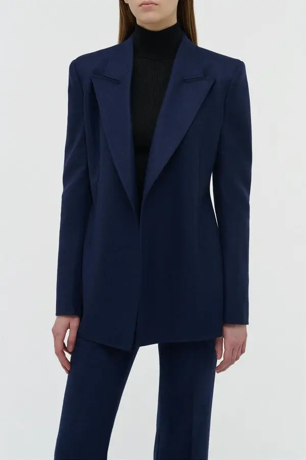 Gabriela Hearst Mairi Blazer Wool Cashmere Flannel