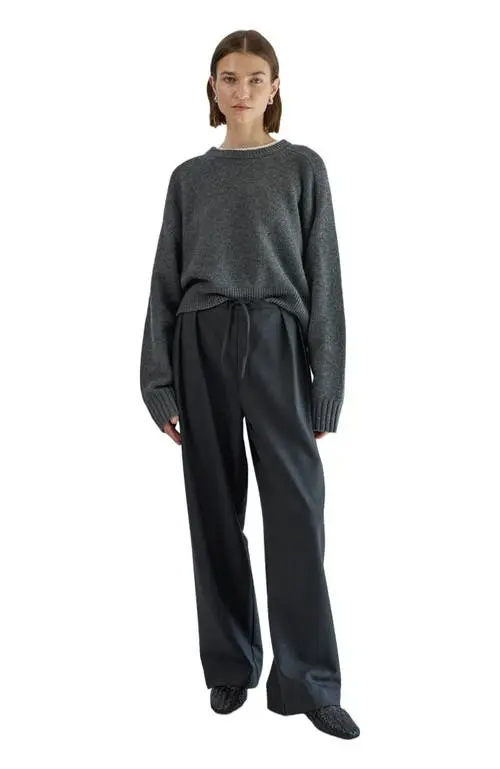 Almina Concept Waist Tie Wool Trousers