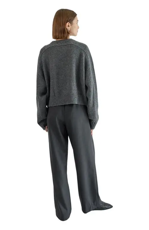 Almina Concept Waist Tie Wool Trousers