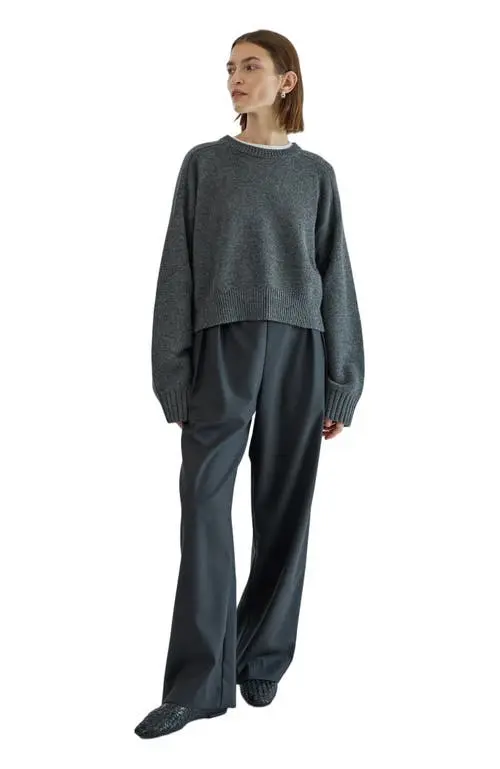 Almina Concept Waist Tie Wool Trousers