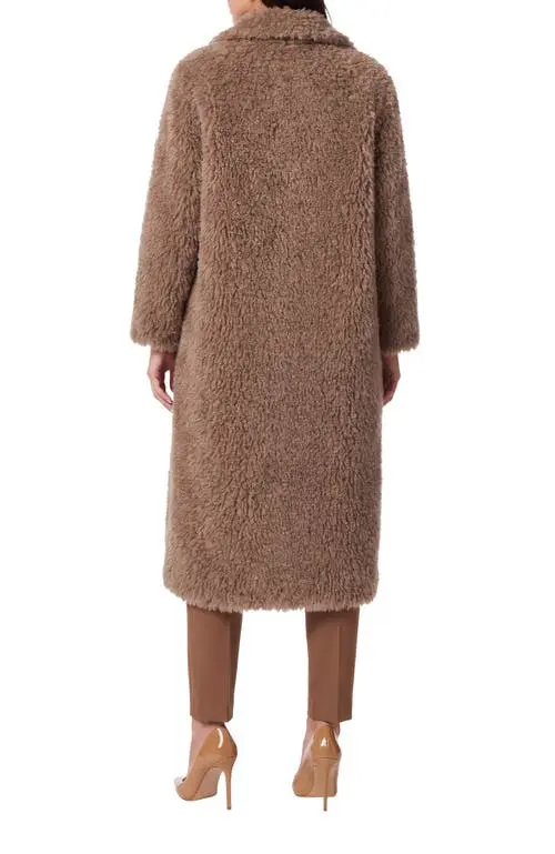 LYLA GRANT Fur-free Cashmere Goat Coat - Taupe