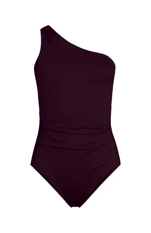 LANDS' END Shirred One-piece Swimsuit