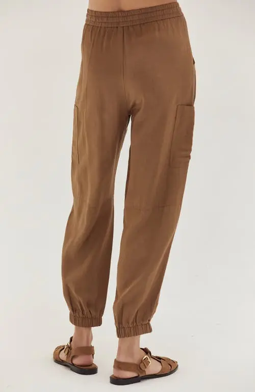 CRESCENT Lightweight Cargo Jogger Pants - Brown