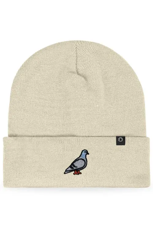 DALIX Pigeon Beanie Cap - Beige