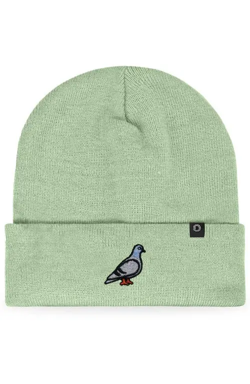 DALIX Pigeon Beanie Cap - Light Green