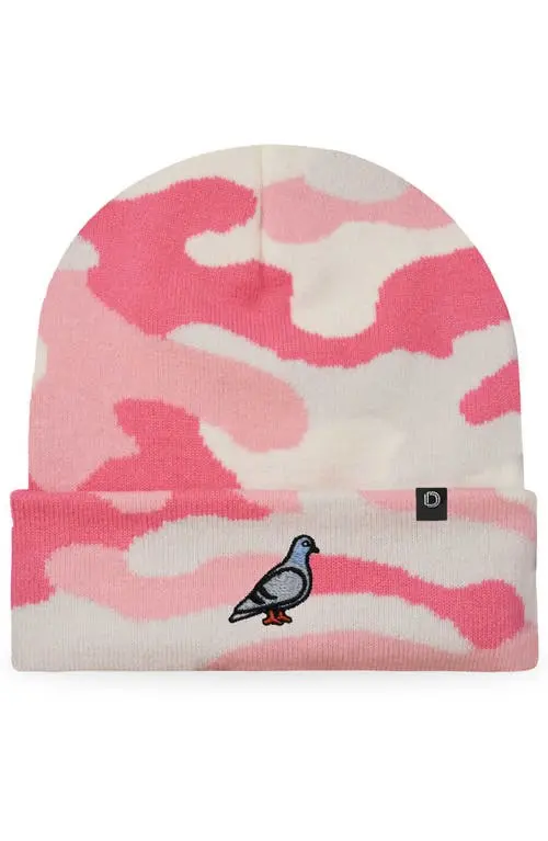 DALIX Pigeon Beanie Cap - Pink Camo
