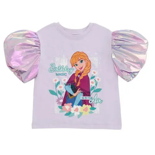 Disney Birthday T-shirt - Frozen Princess Anna Purple