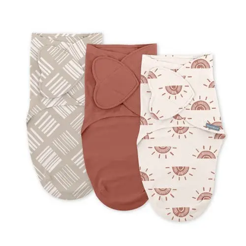 INGENUITY Swaddleme Monogram Collection Baby Swaddle - Red