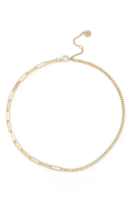 ALLSAINTS Mix Chain Necklace - Shiny Gold
