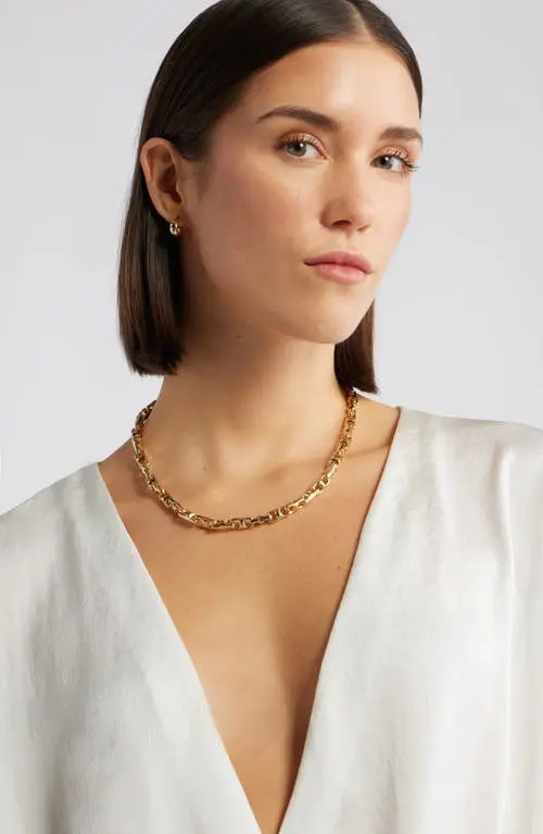 Nordstrom Square Mariner Link Necklace - Gold