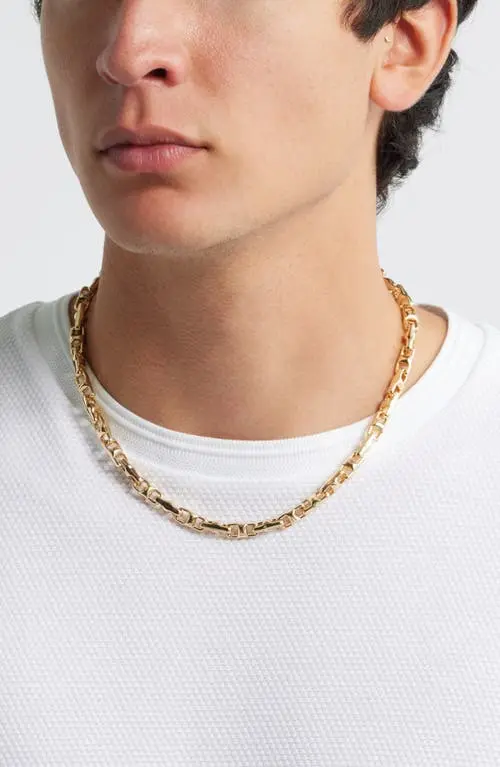 Nordstrom Square Mariner Link Necklace - Gold