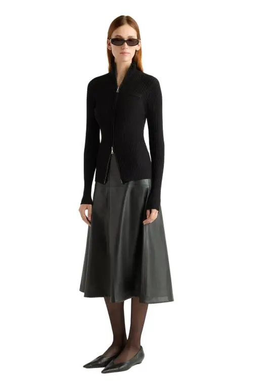 Modern Citizen Kaine Ribbed Zip Sweater