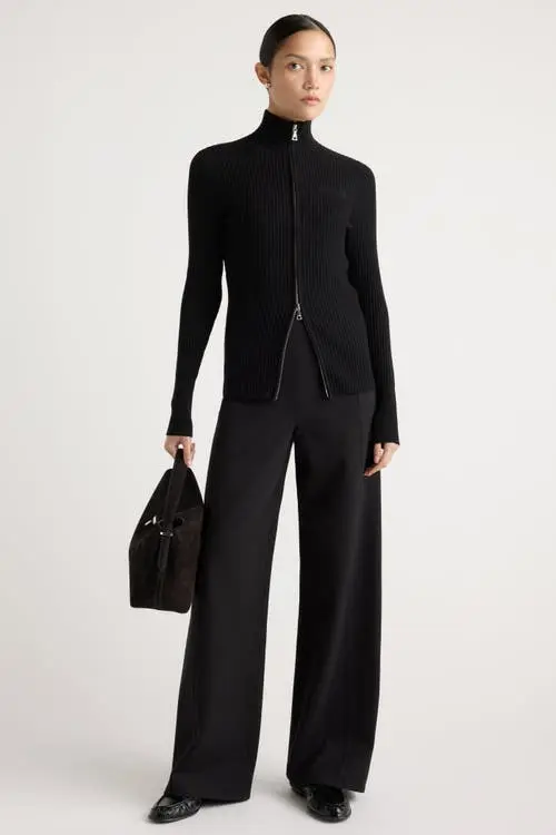Modern Citizen Kaine Ribbed Zip Sweater