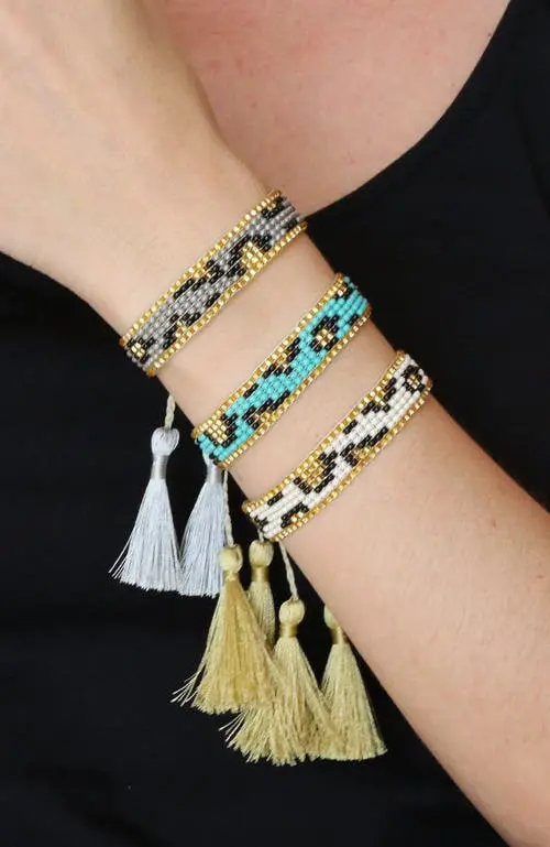 FOSTERIE Embera Seed Bead Dangle Earrings - Empire