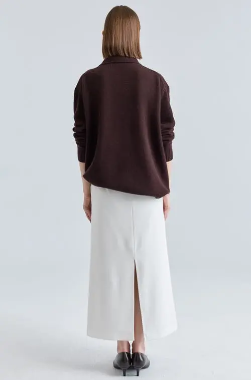 Almina Concept Polo Wool Sweater