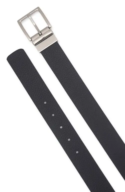 Vince Pebbled Leather Belt