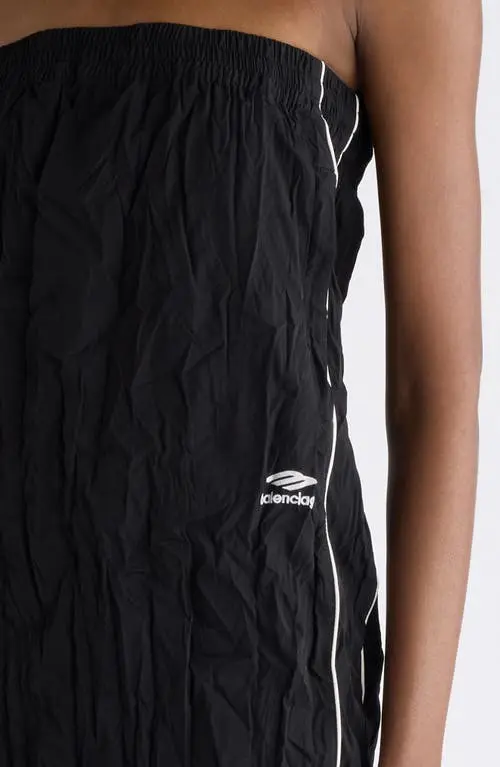 Balenciaga Strapless Tracksuit Minidress