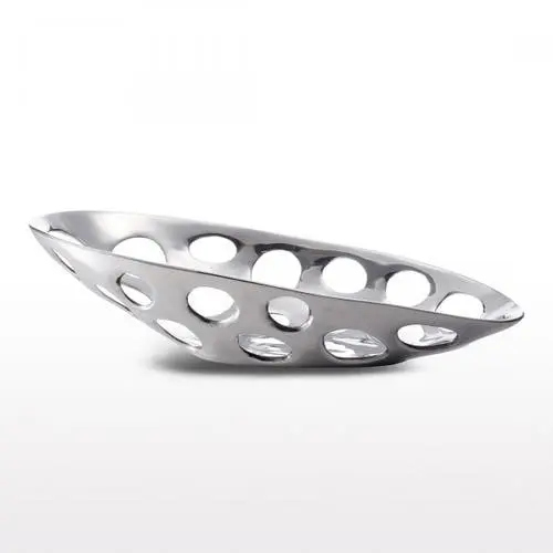 LUNARES Passage Long Bowl - Silver