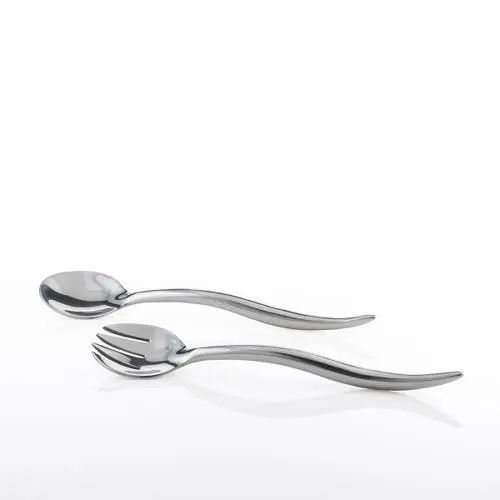 LUNARES Toro Serving Set - Silver