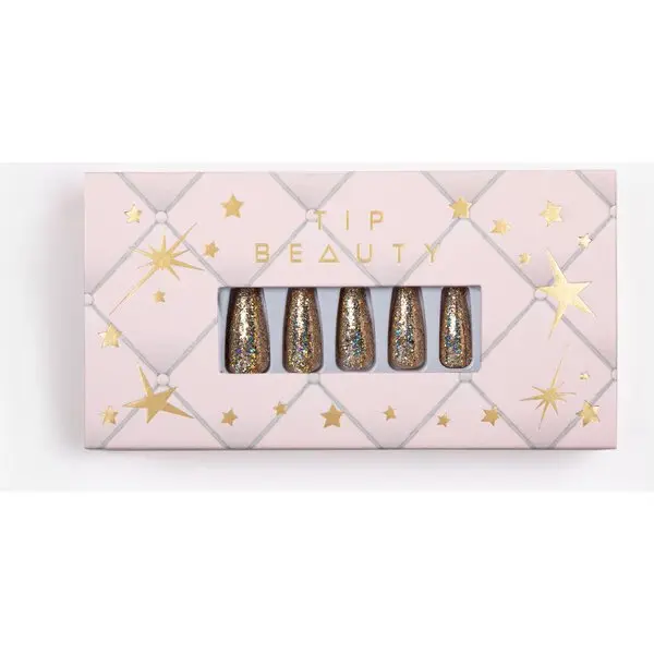 TIP BEAUTY Press On Nail Kit - 24k Magic