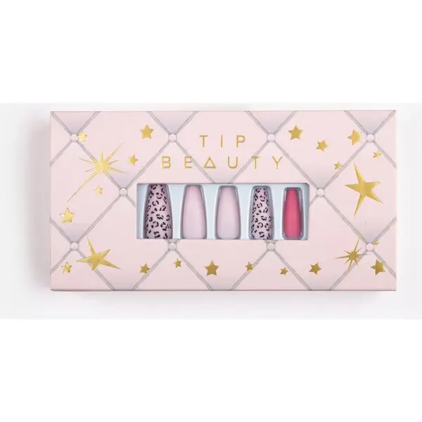TIP BEAUTY Press On Nail Kit - Cheetah Girl