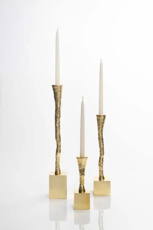 LUNARES Nest Candle Holder - Gold