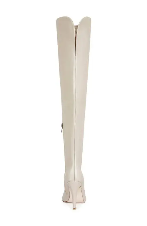 AZALEA WANG Beaucoup Over-the-knee Boots - Bone