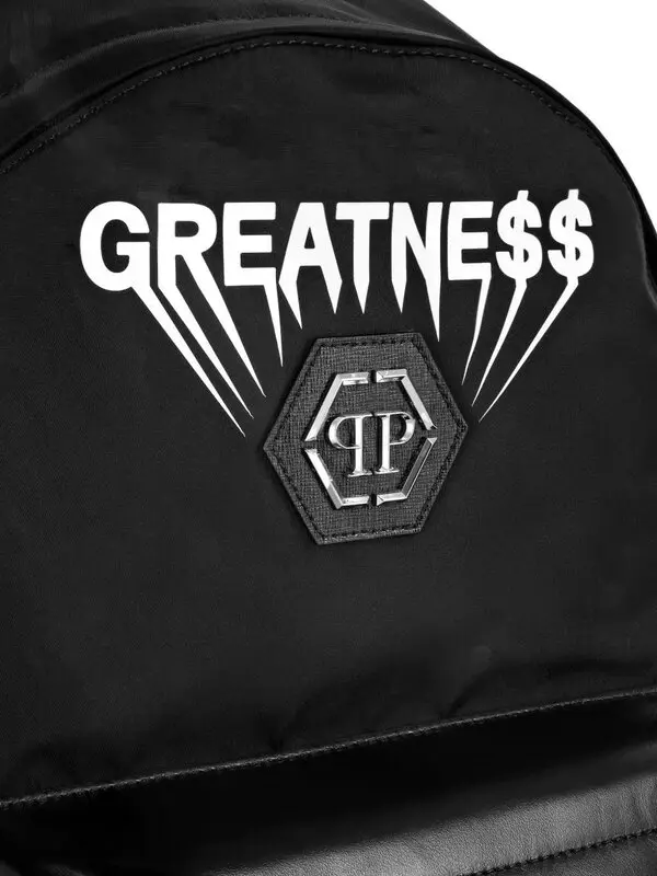 Philipp Plein Greatness Print Backpack