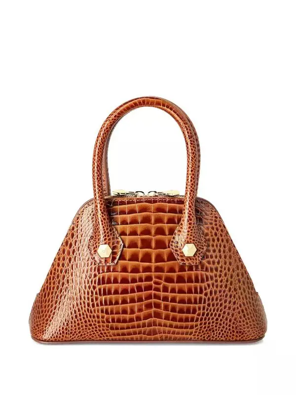 Philipp Plein Small Majestic Cocco Top Handle Bag