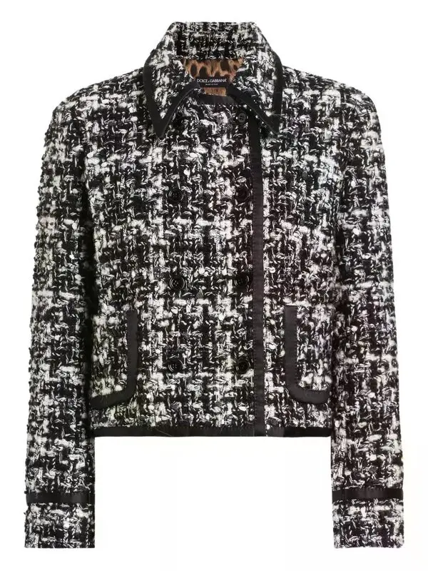 Dolce & Gabbana Tweed Double-breasted Jacket
