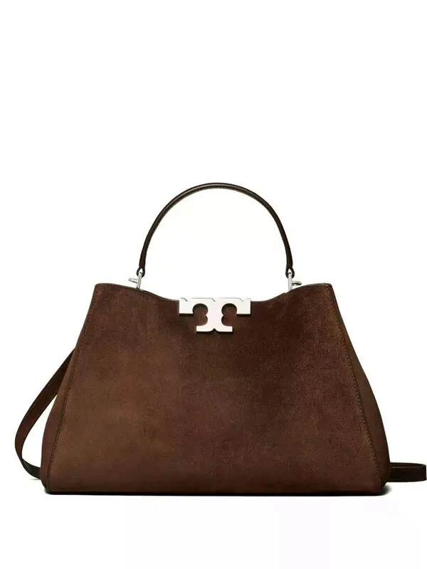 Tory Burch Eleanor Suede Tote - Brown