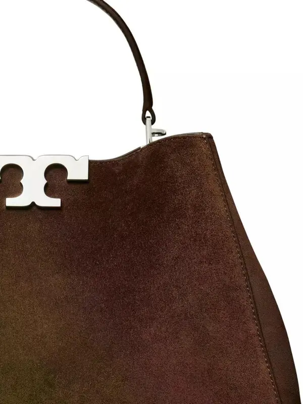 Tory Burch Eleanor Suede Tote - Brown