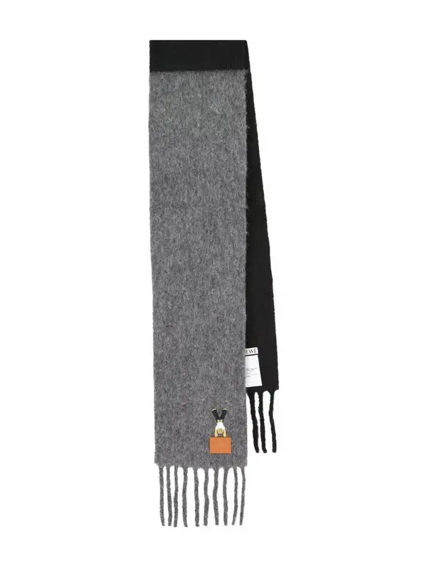 Loewe Fringed Wool Scarf