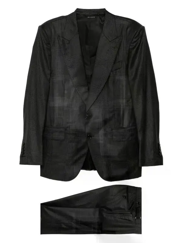 TOM FORD Checked Single-breasted Suit