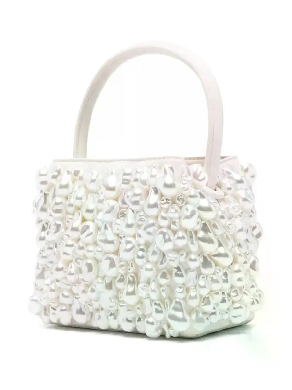 Cult Gaia Solene Pearl-embellished Top Handle Bag